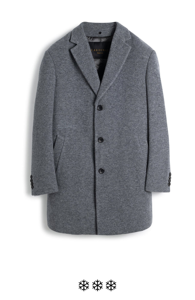 Tyson Charcoal Topcoat With Primaloft Insulation